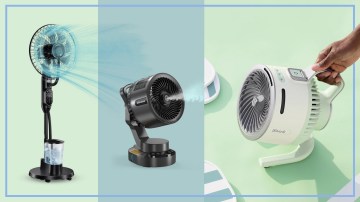 Misting fans make the summer heat more bearable — and these are on sale